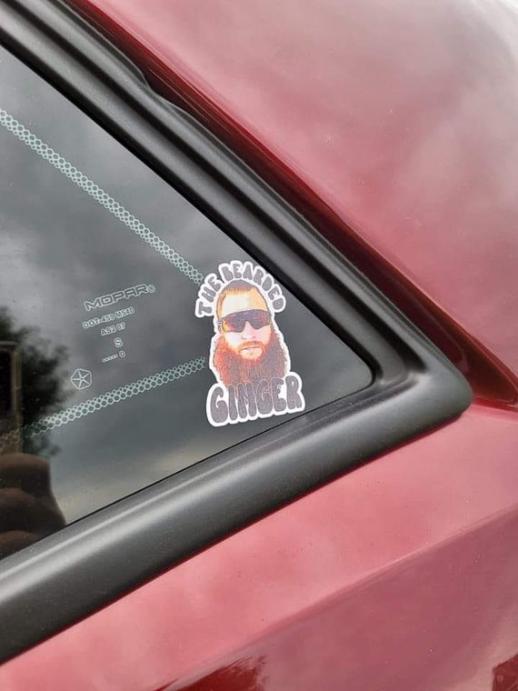 The Original Bearded Ginger Redhead Stickers | Etsy