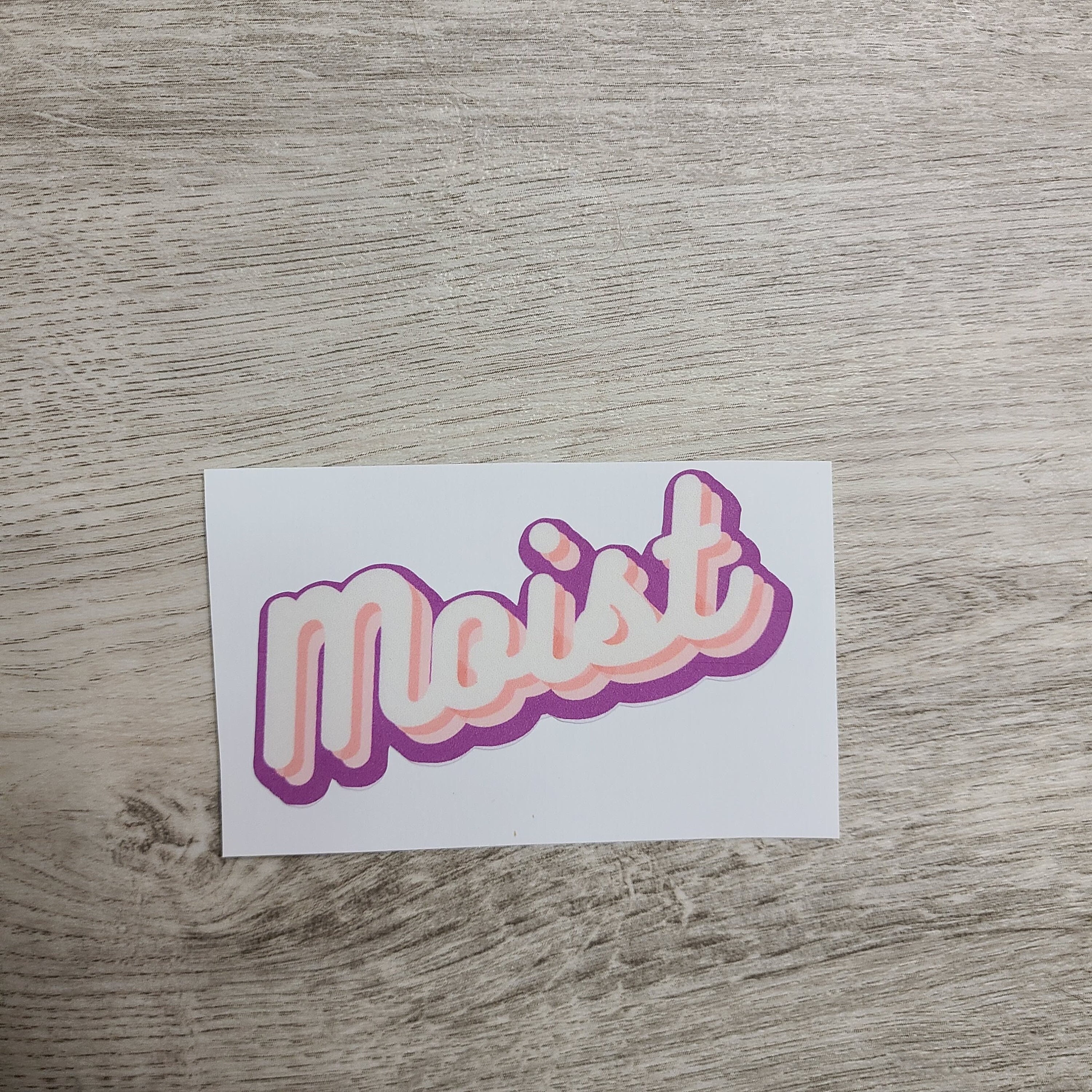 Moist Sticker, Meme Sticker, Funny Stickers, Water Bottle Stickers ...