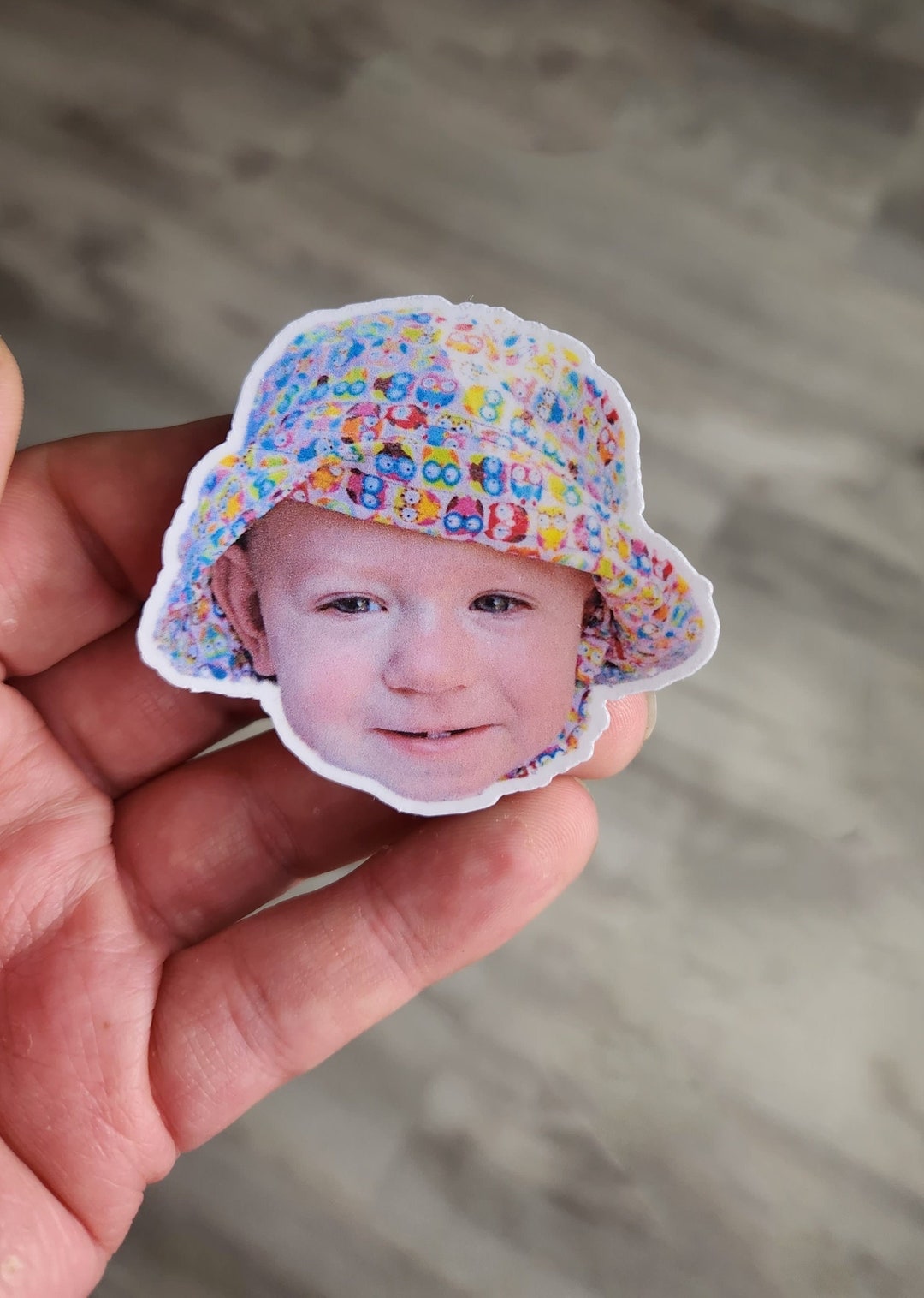 Custom Face Stickers, Personalized Face Stickers, Baby Face Stickers ...