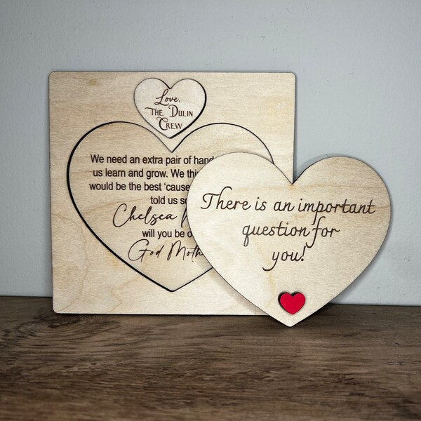 Godparent Proposal Letter - Etsy