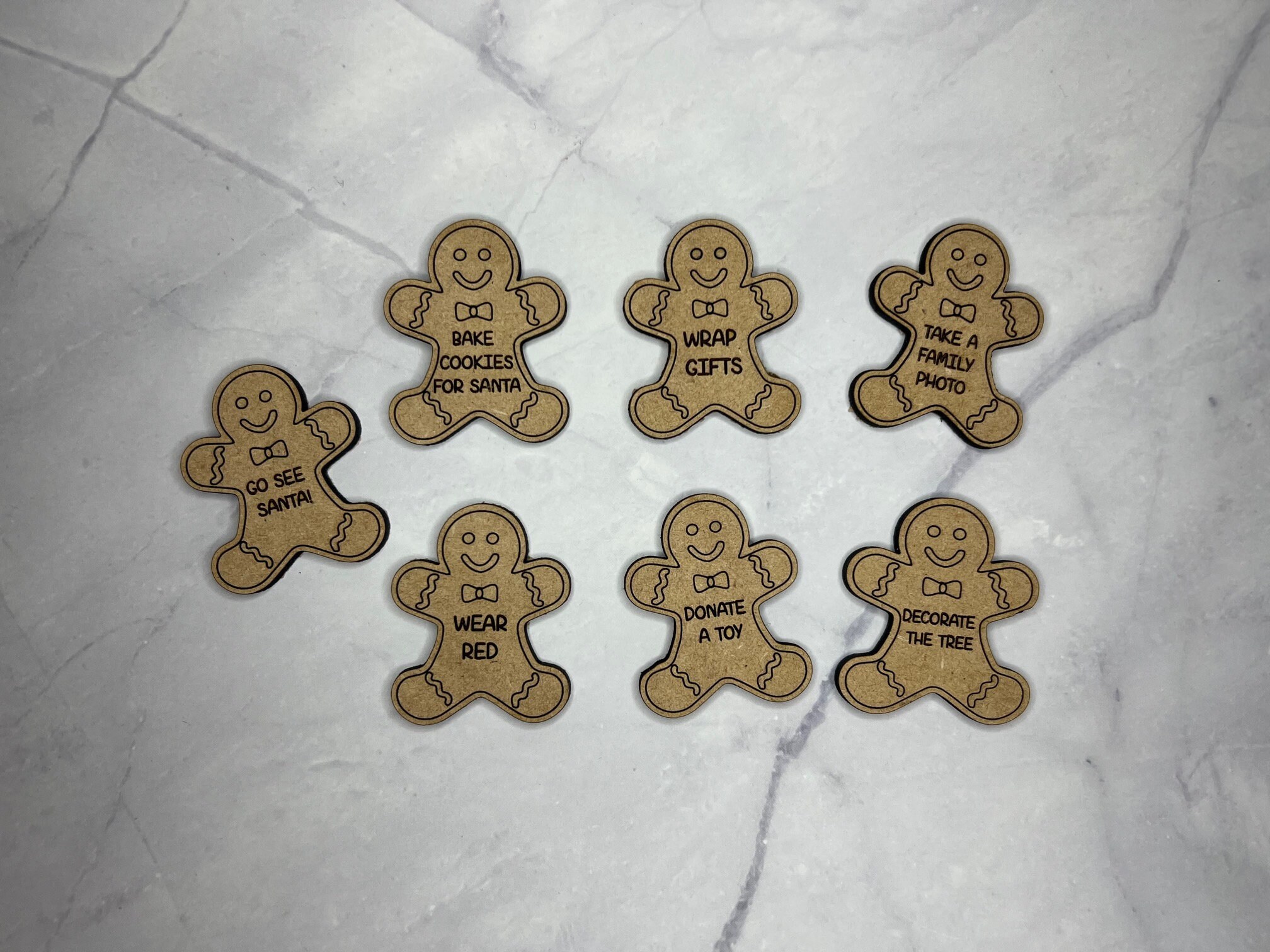 Christmas Bucket List Tokens SVG Christmas Activities Tokens - Etsy