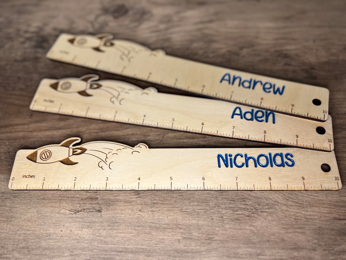 Personalized Engraved Ruler | Kids Ruler | Back to School | Ruler With ...
