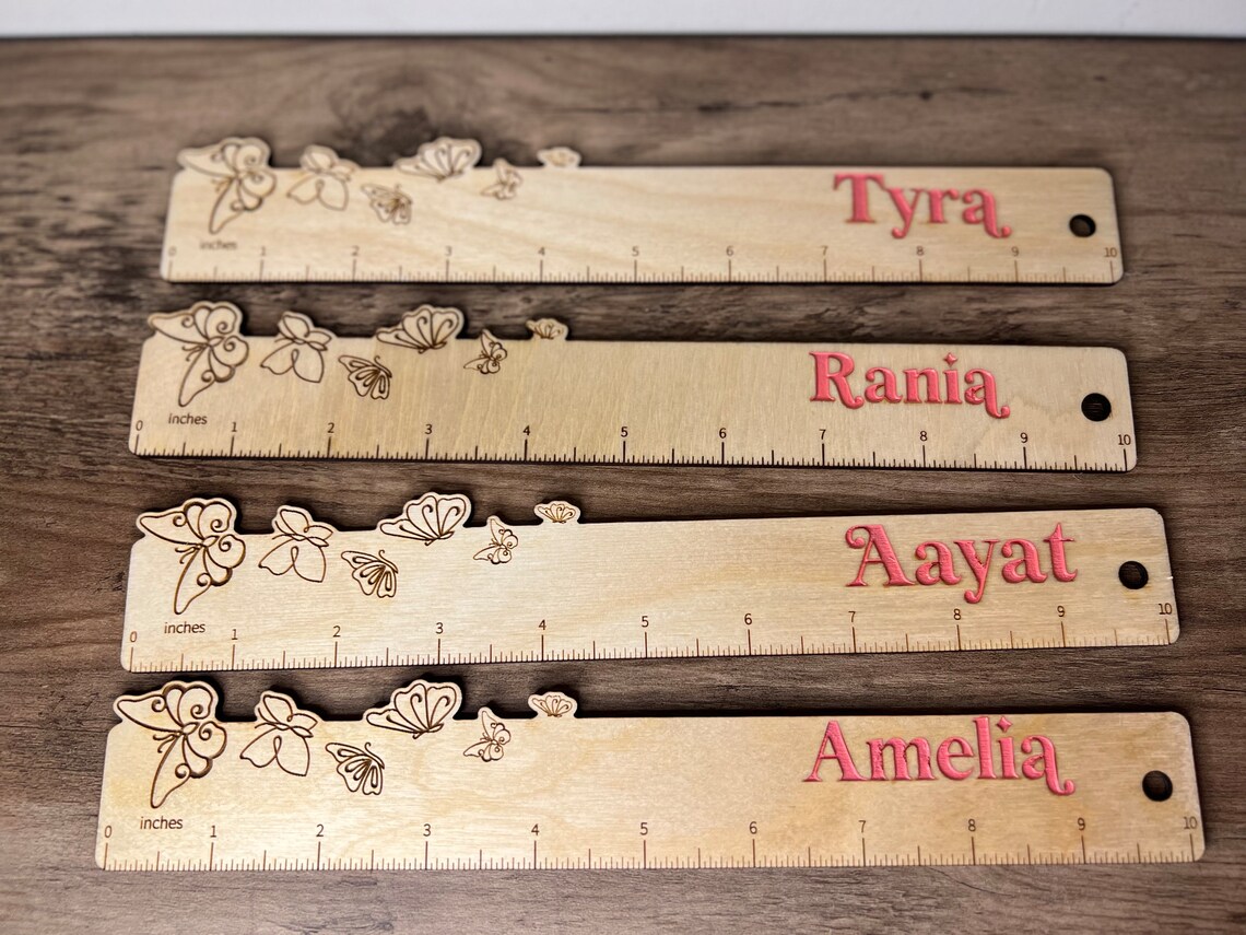 Personalized Engraved Ruler | Kids Ruler | Back to School | Ruler With ...