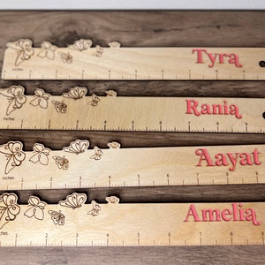 Personalized Engraved Ruler | Kids Ruler | Back to School | Ruler With ...