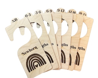 Closet Dividers Your Choice of Rainbow Colors Home Closet Organizers ...