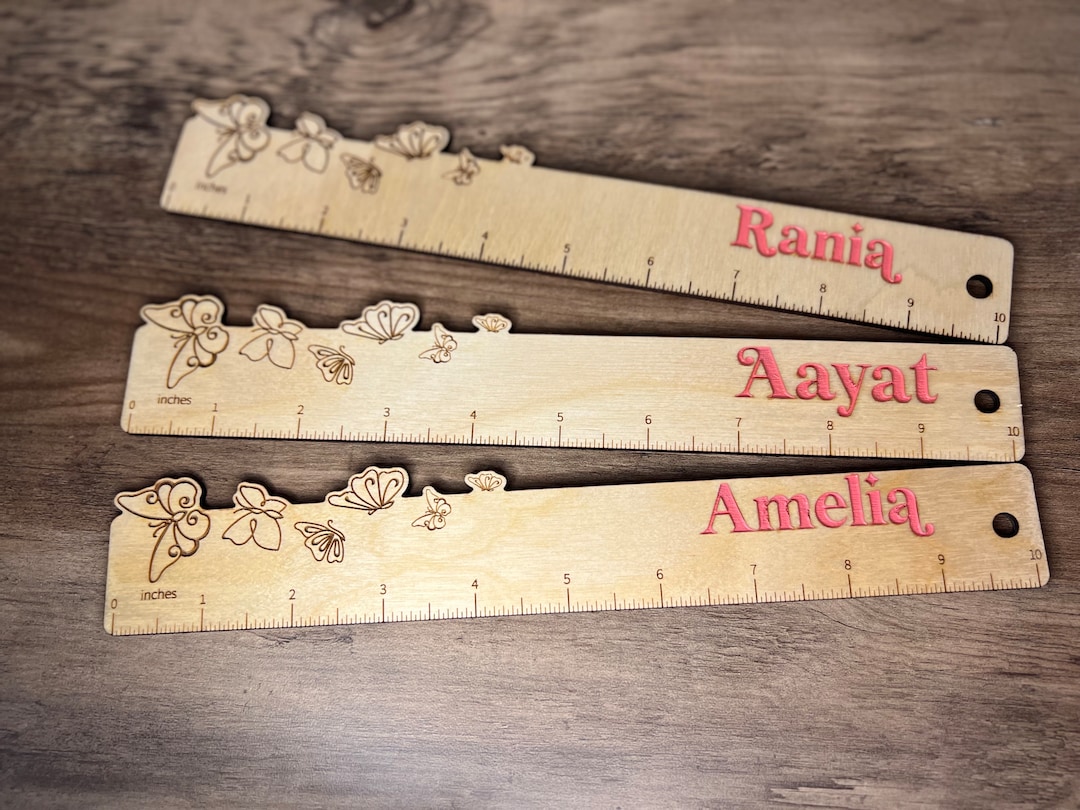 Personalized Engraved Ruler | Kids Ruler | Back to School | Ruler With ...