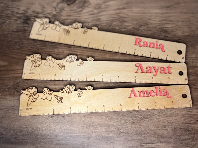Personalized Engraved Ruler | Kids Ruler | Back to School | Ruler With ...