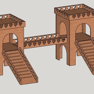 Large Complete Bunny Castle - Etsy