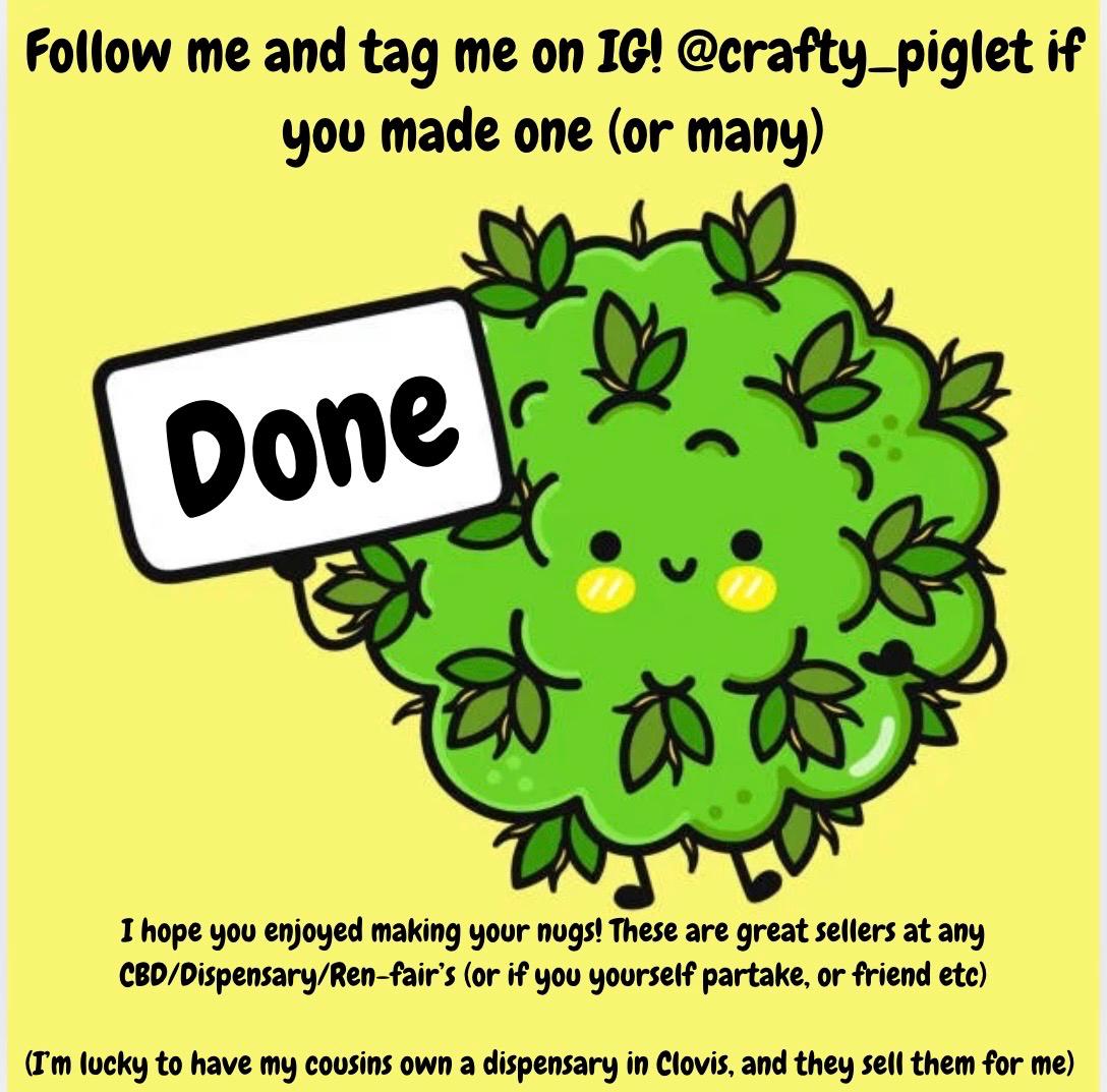 18+ Kawaii 4/20 Nugs Crochet Pattern - Etsy