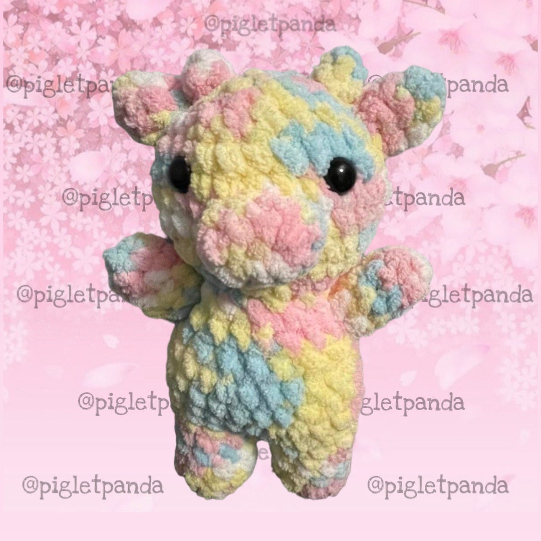 Handmade Amigurumi Crochet Cow Plush - Etsy