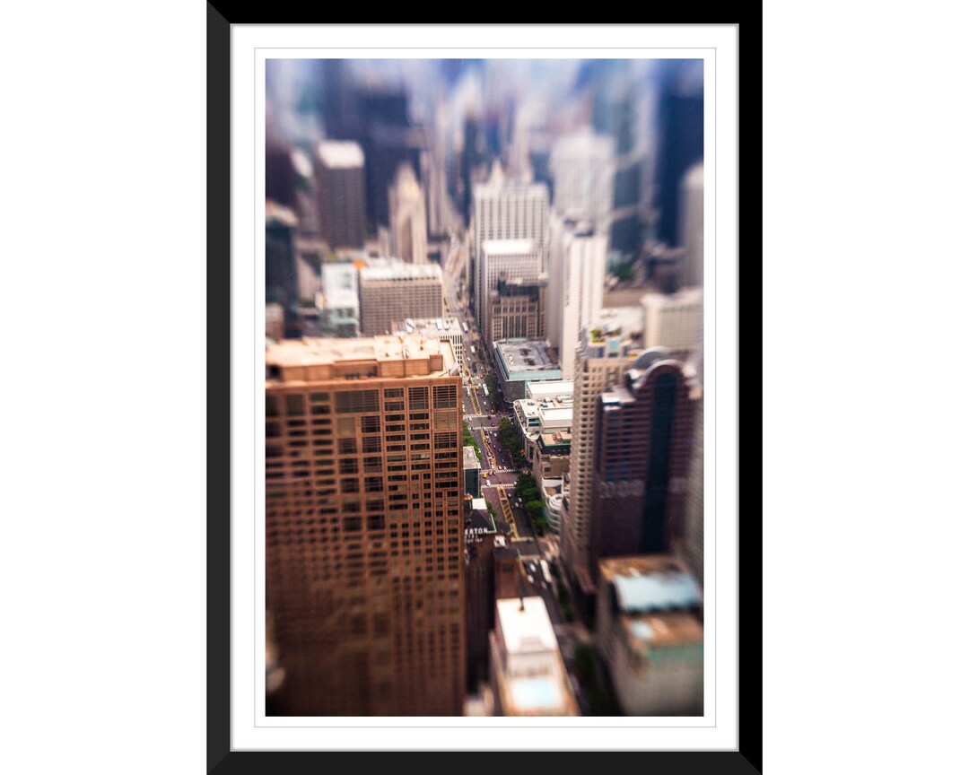 Surreal, City, Chicago, Illinois, Skyline, Photography #3 Wall Art ...