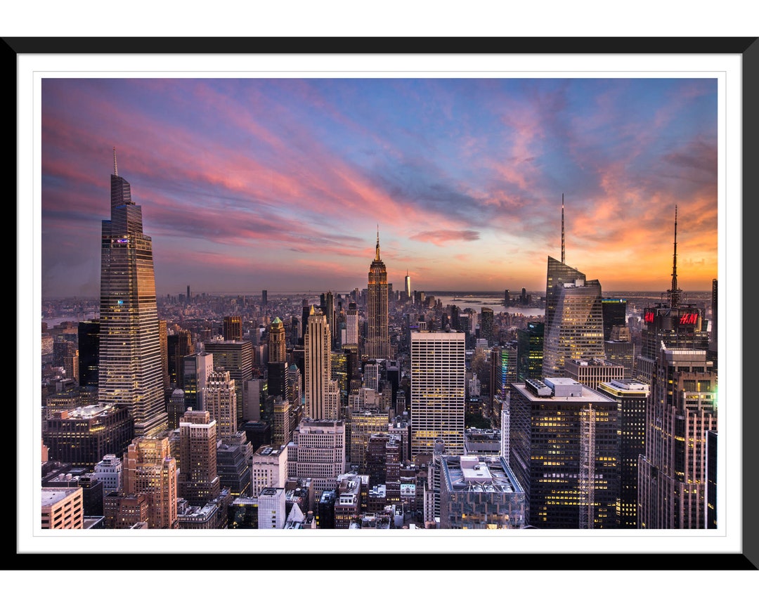 Manhattan NYC New York City Skyline Skyscapers - Etsy