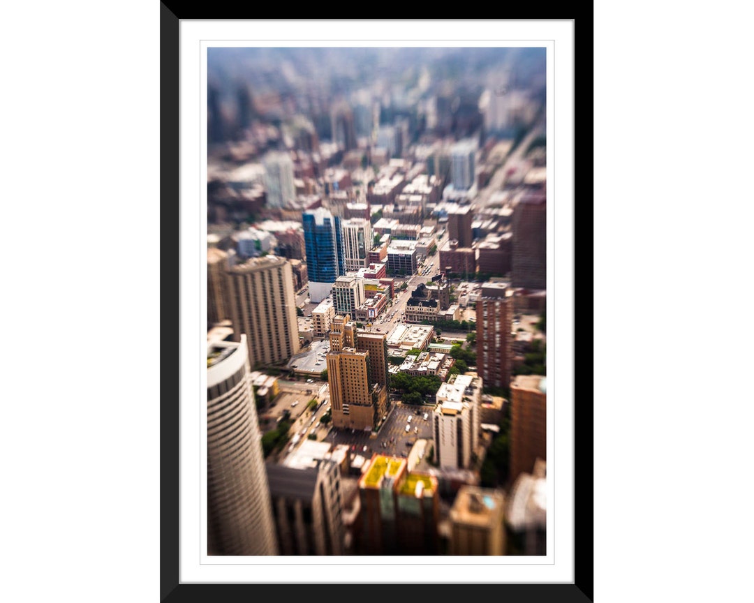 Surreal, City, Chicago, Illinois, Skyline, Photography #2 Wall Art ...