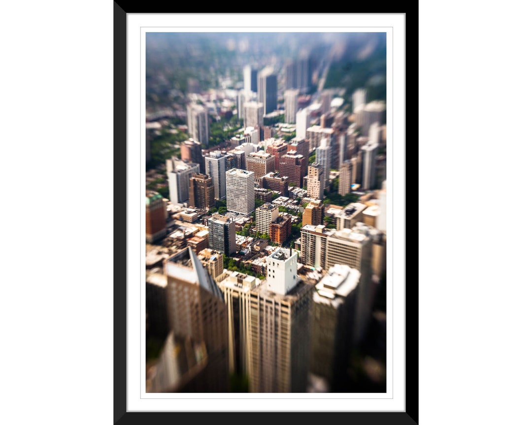 Surreal, City, Chicago, Illinois, Skyline, Photography #1 Wall Art ...