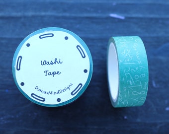 Math Washi Tape - Etsy