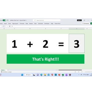 Addition Math Facts - Digital Flash Card - Etsy