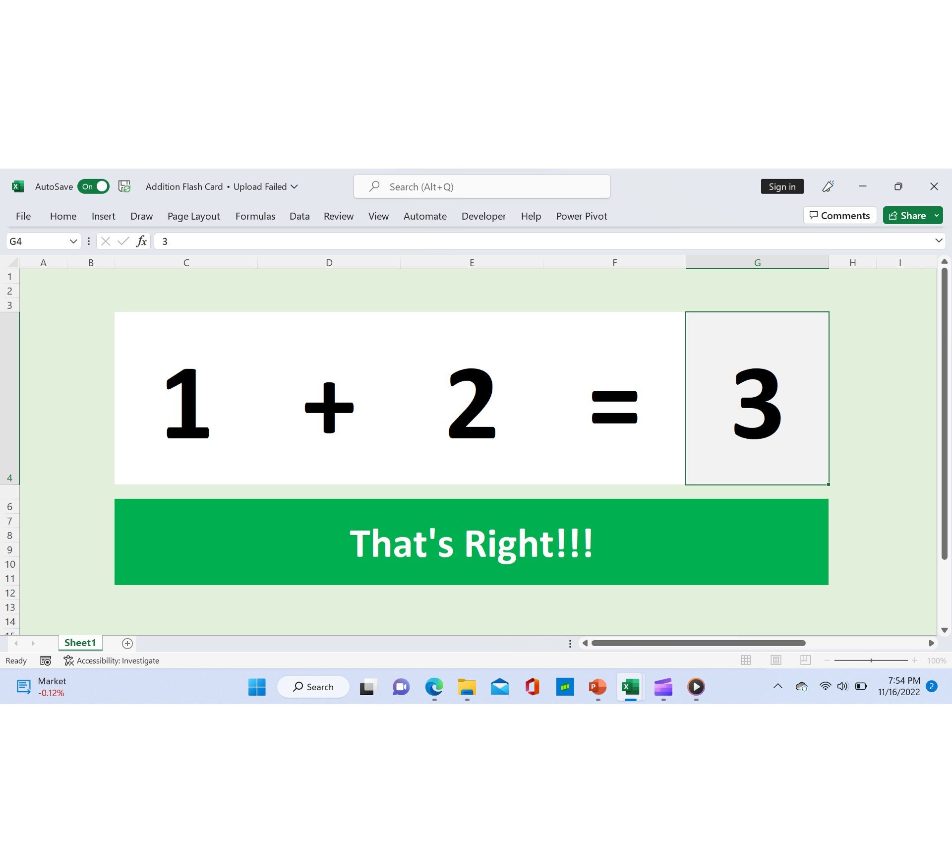 Addition Math Facts - Digital Flash Card - Etsy