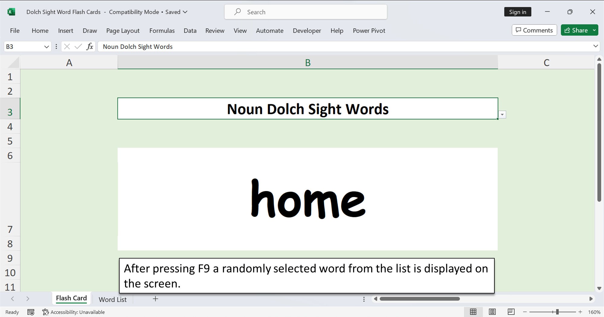Dolch Sight Words - Digital Flash Cards - Etsy