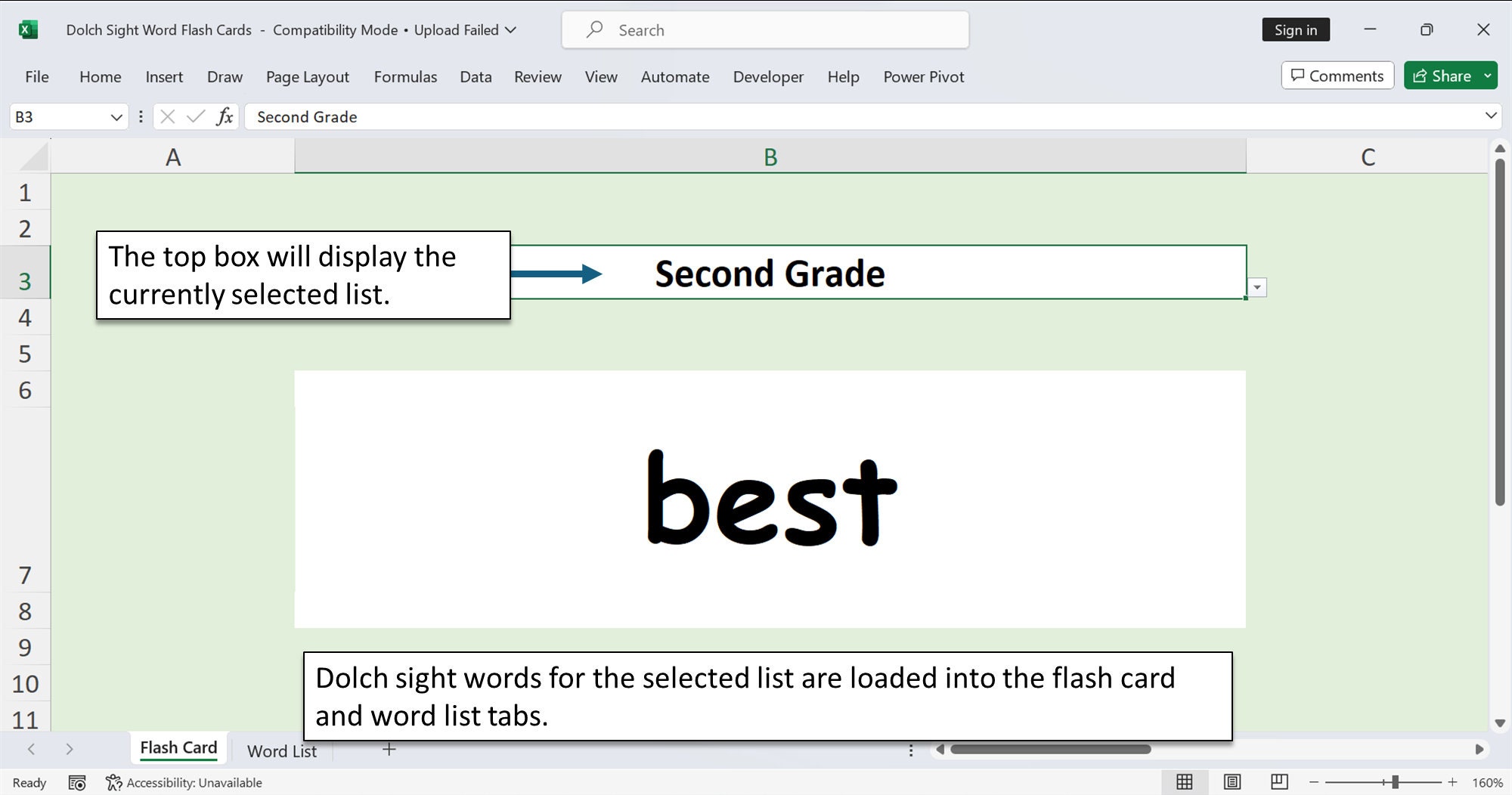 Dolch Sight Words - Digital Flash Cards - Etsy