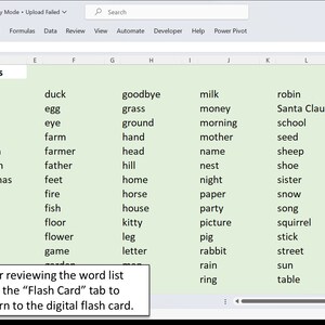Dolch Sight Words - Digital Flash Cards - Etsy