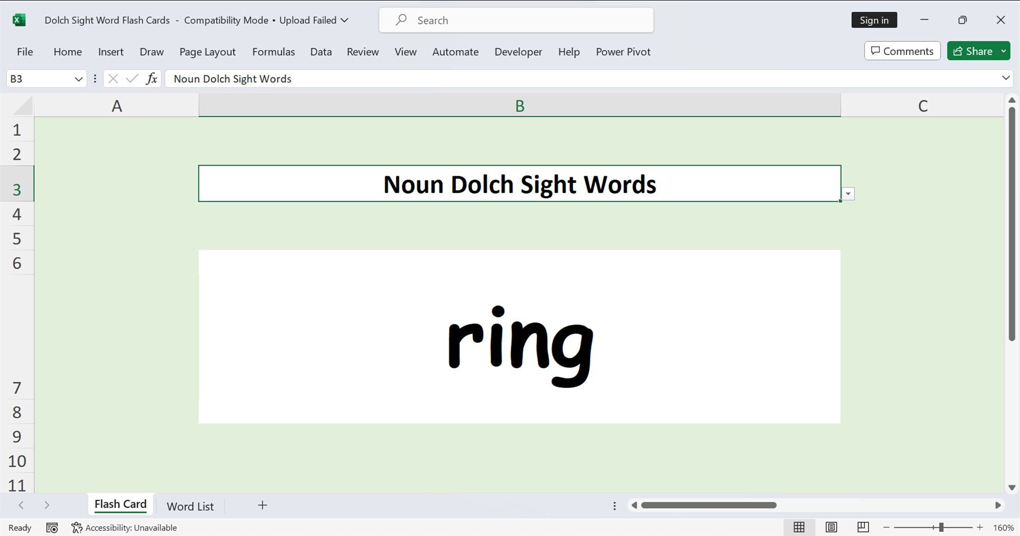 Dolch Sight Words - Digital Flash Cards - Etsy