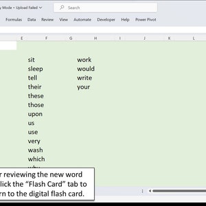 Dolch Sight Words - Digital Flash Cards - Etsy