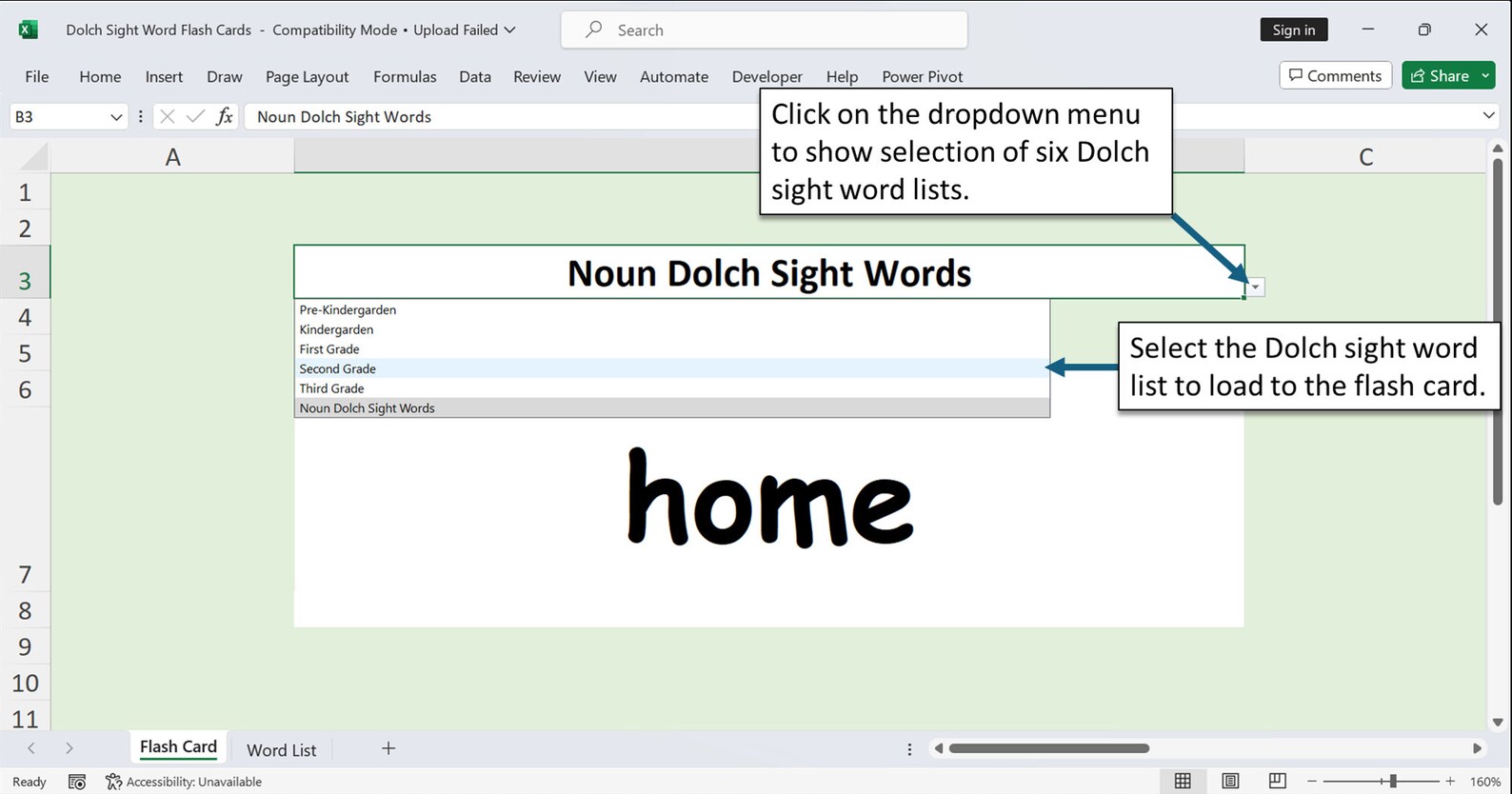 Dolch Sight Words - Digital Flash Cards - Etsy