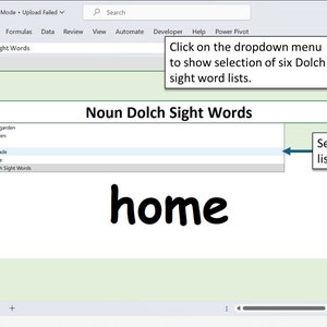 Dolch Sight Words - Digital Flash Cards - Etsy