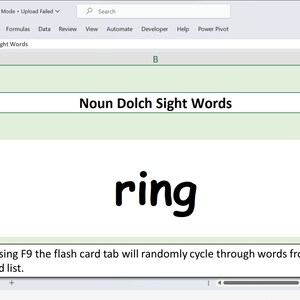 Dolch Sight Words - Digital Flash Cards - Etsy