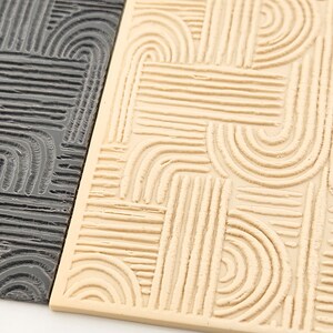 Sketchy Arches & Lines Texture Sheet, Clay Texture, for Polymer Clay ...