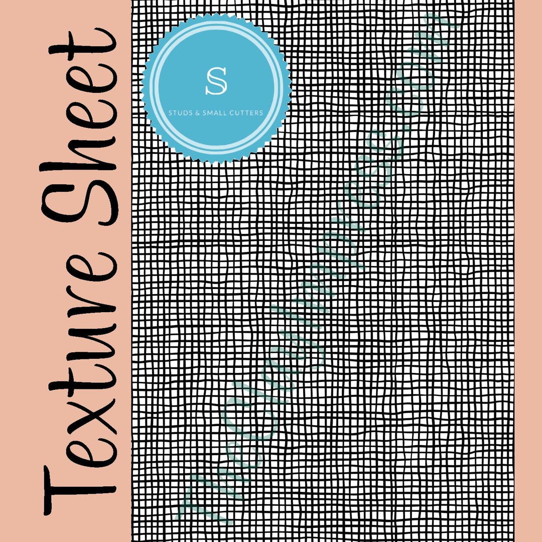 Relaxed Weave Texture Sheet, Texture Sheets for Clay, for Polymer Clay ...