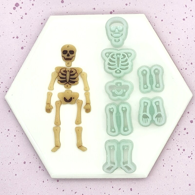 Clay Skeleton - Etsy