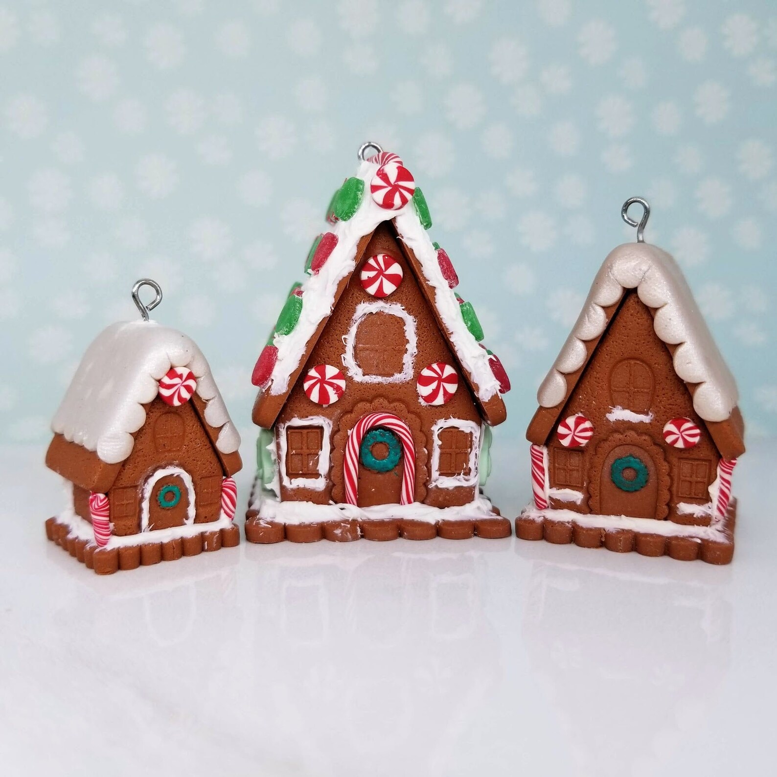 3D Gingerbread House Kit Polymer Clay Cutter Set Gingerbread - Etsy