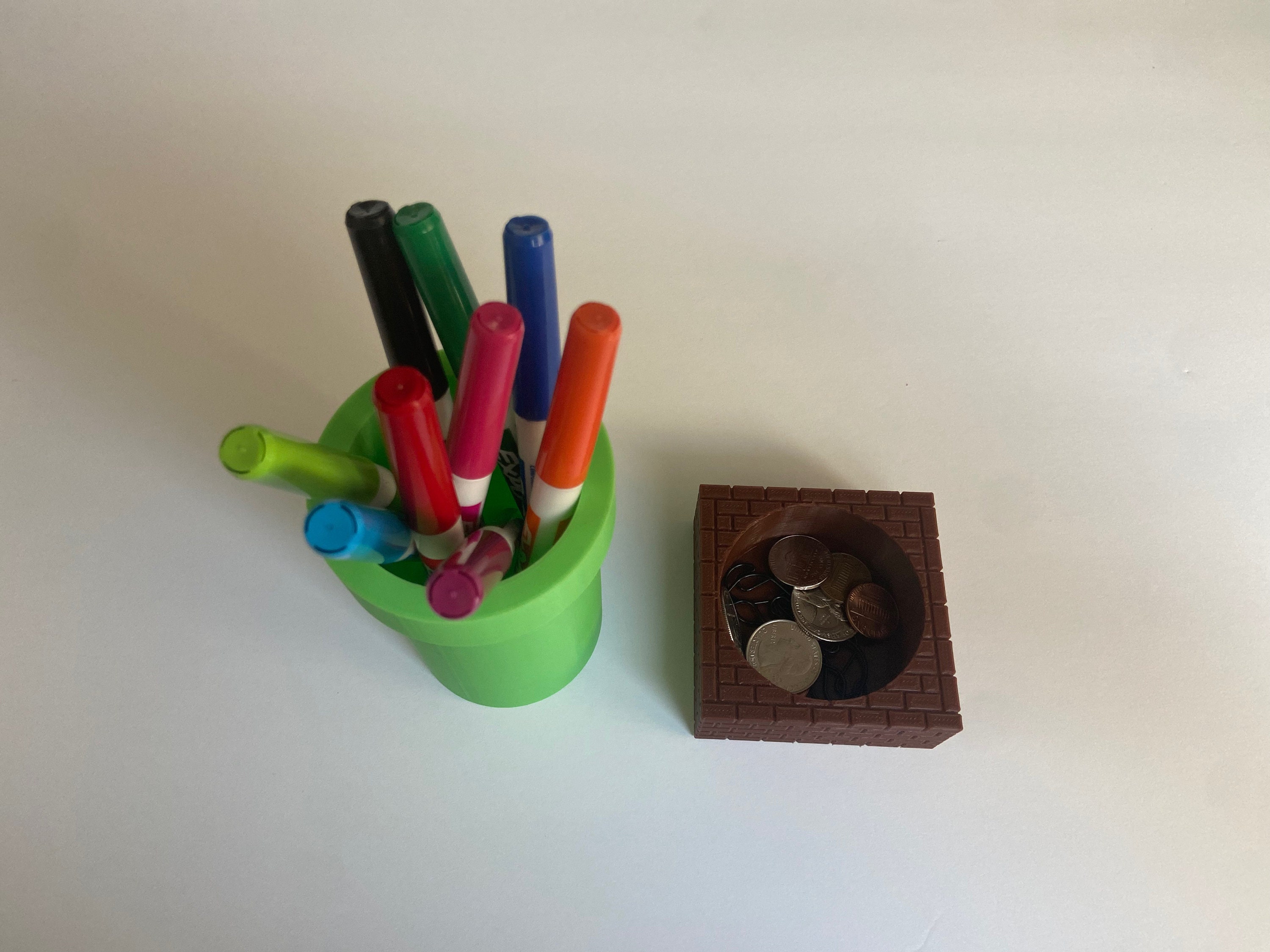 Warp Pipe Pencil Holder 3D Printed-pen Holder Office Decor - Etsy