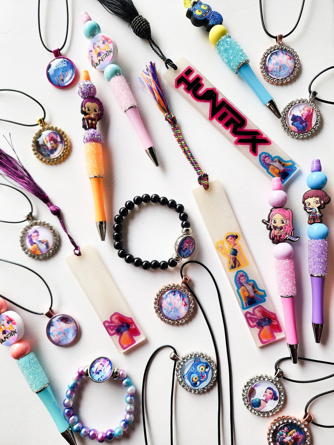 K Pop Custom Gifts : Necklaces Pens Bookmarks - Made to Order ...