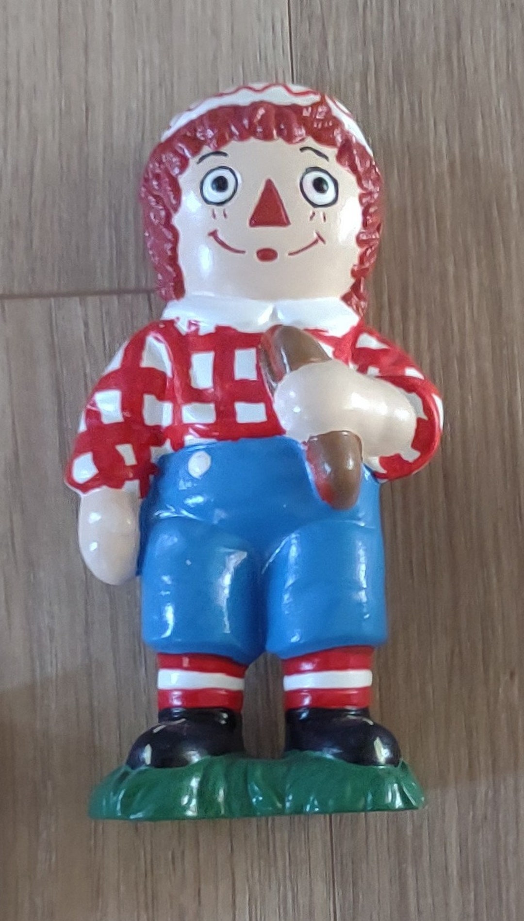 Vintage Raggedy Andy Ceramic Figure - Etsy