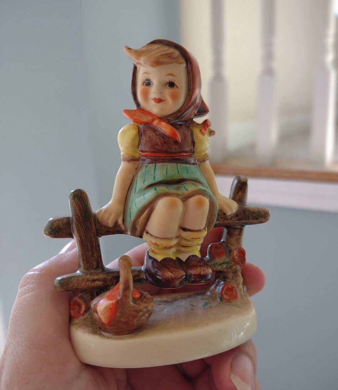 Vintage Goebel "girl Resting" Figurine - Etsy