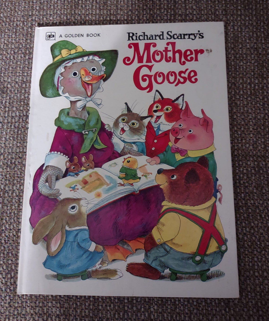 Richard Scarry's Mother Goose 1972 - Etsy