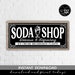 Kitchen Soda Shop Ice-cream Milkshakes Floats Vintage Reto Wall Sign ...