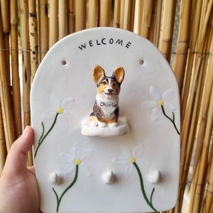 Personalized Key Holder With Custom Pet Figurine , New Home Gift ...