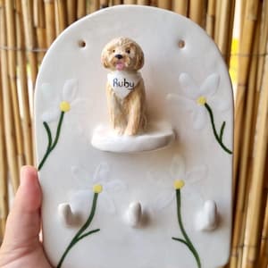 Personalized Key Holder With Custom Pet Figurine Entryway Decor ...