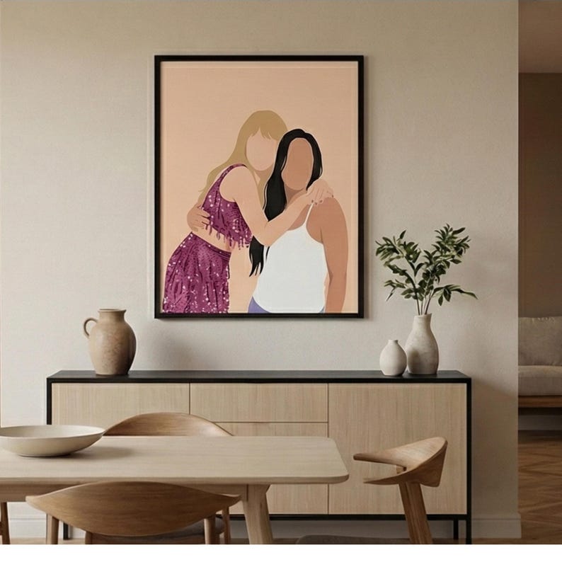 Funny Best Friend Eras Gift Custom Photo With Pop Star Personalized ...