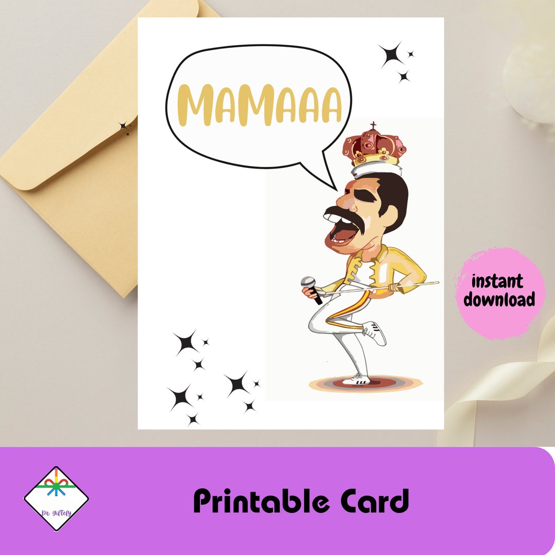 Mom's Day Card Mama Printable Best Mom Ever Download Digital Card for ...