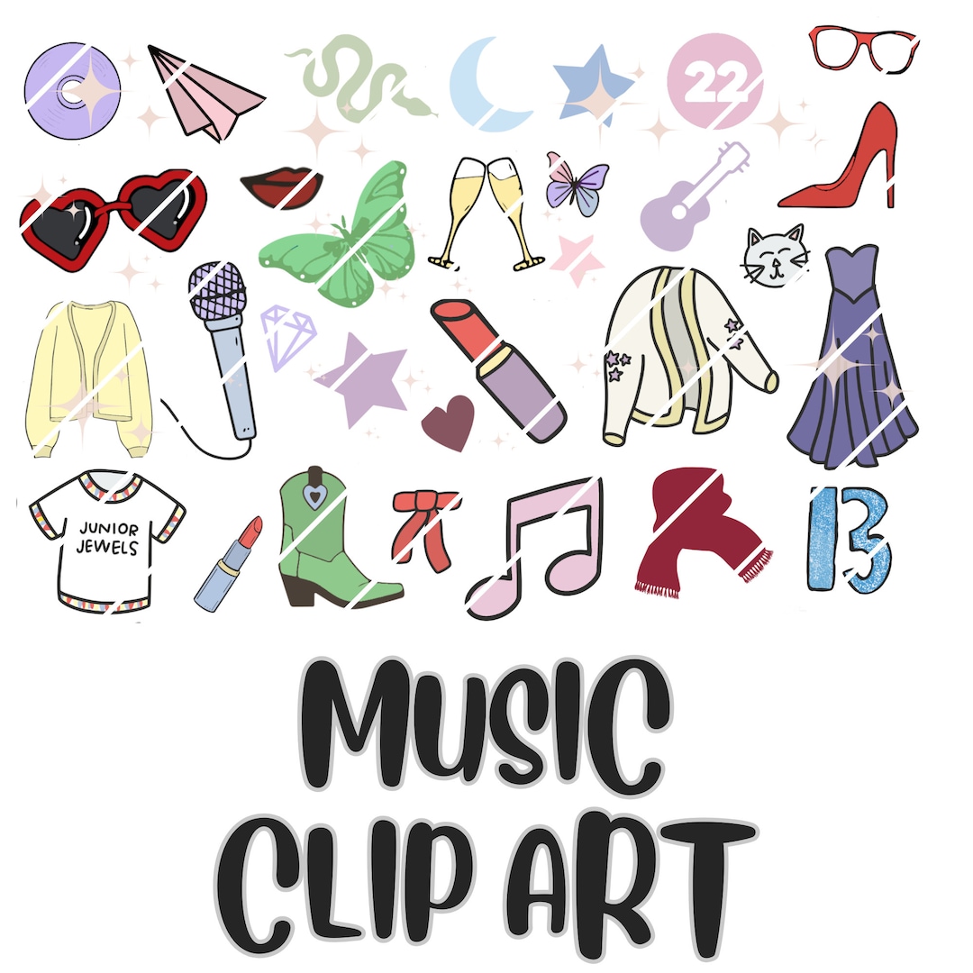 Music Icon Download PNG Swifty Clipart Digital Eras Icons Digital Swift ...