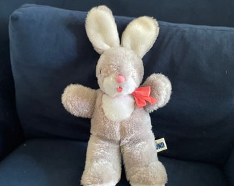 Vintage Gund White Bunny Rabbit Floppy Plush Toy 1989 18 Long Stuffed ...