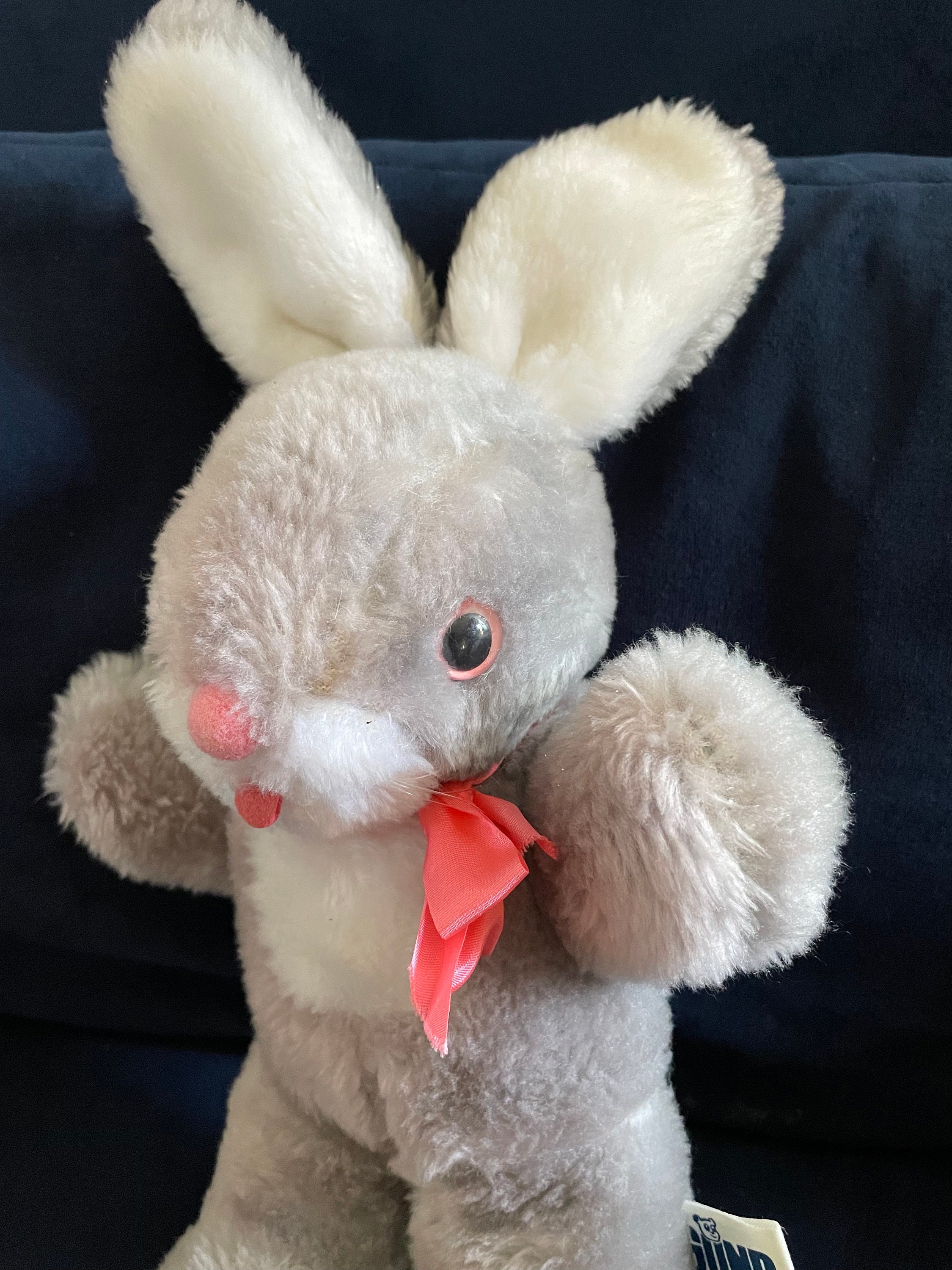 Vintage Gund Stuffed Rabbit/ Bunny - Etsy