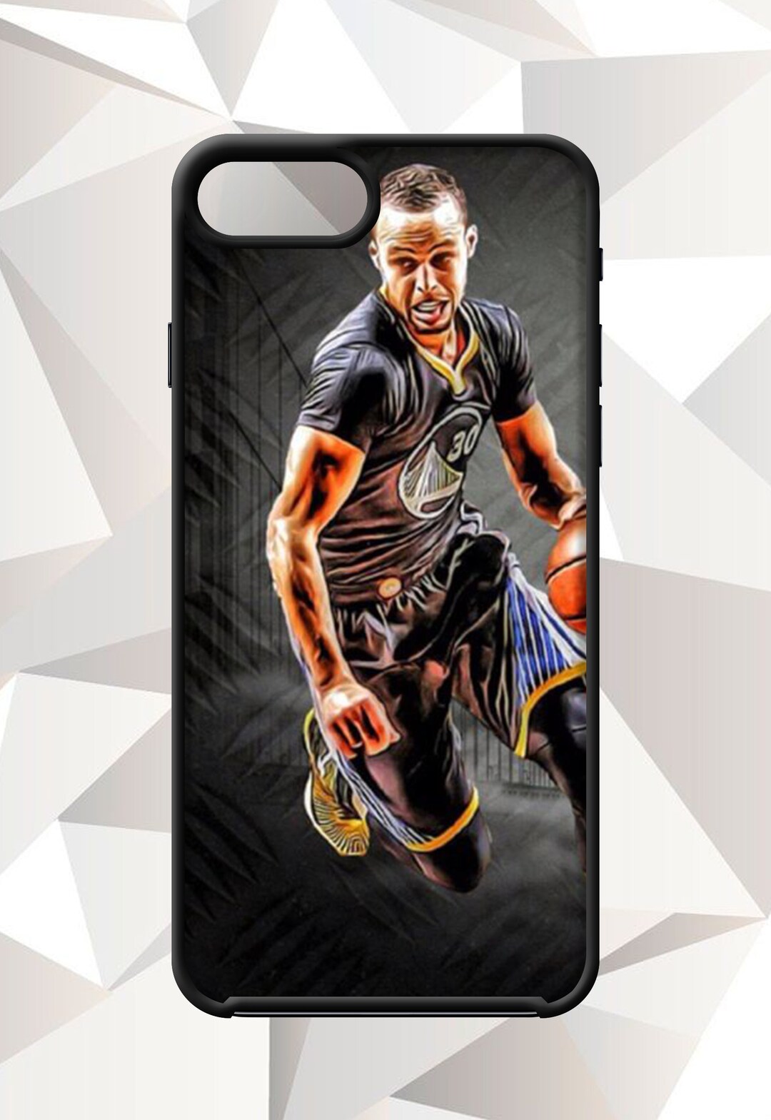 NBA Steph Curry Golden State Warriors Black iPhone Case 6, 6s 7, 7s 8 ...