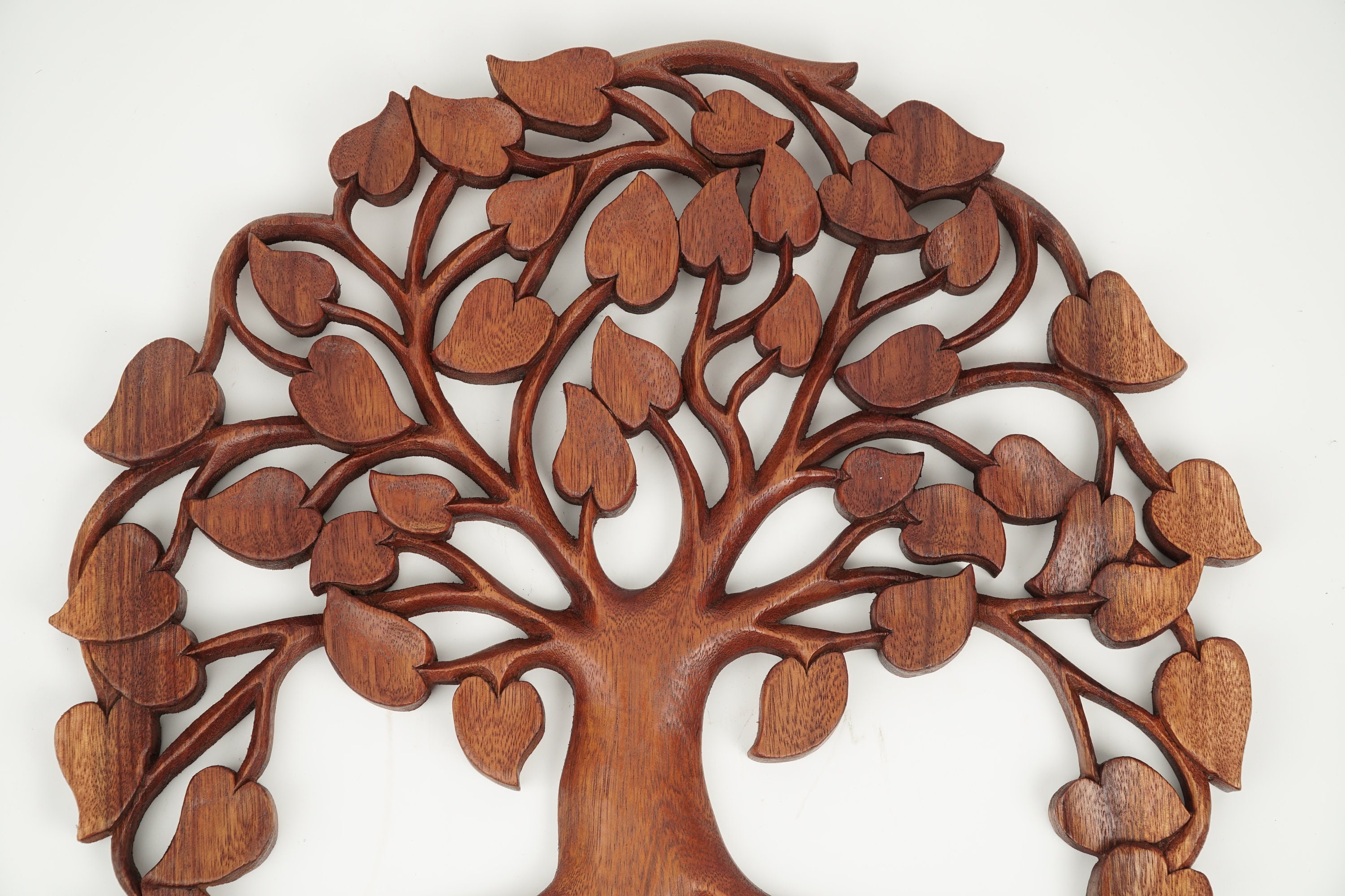 Wooden Wall Decor 16.9 inch 43 Cm, Tree of Life, Tree Style, Home ...