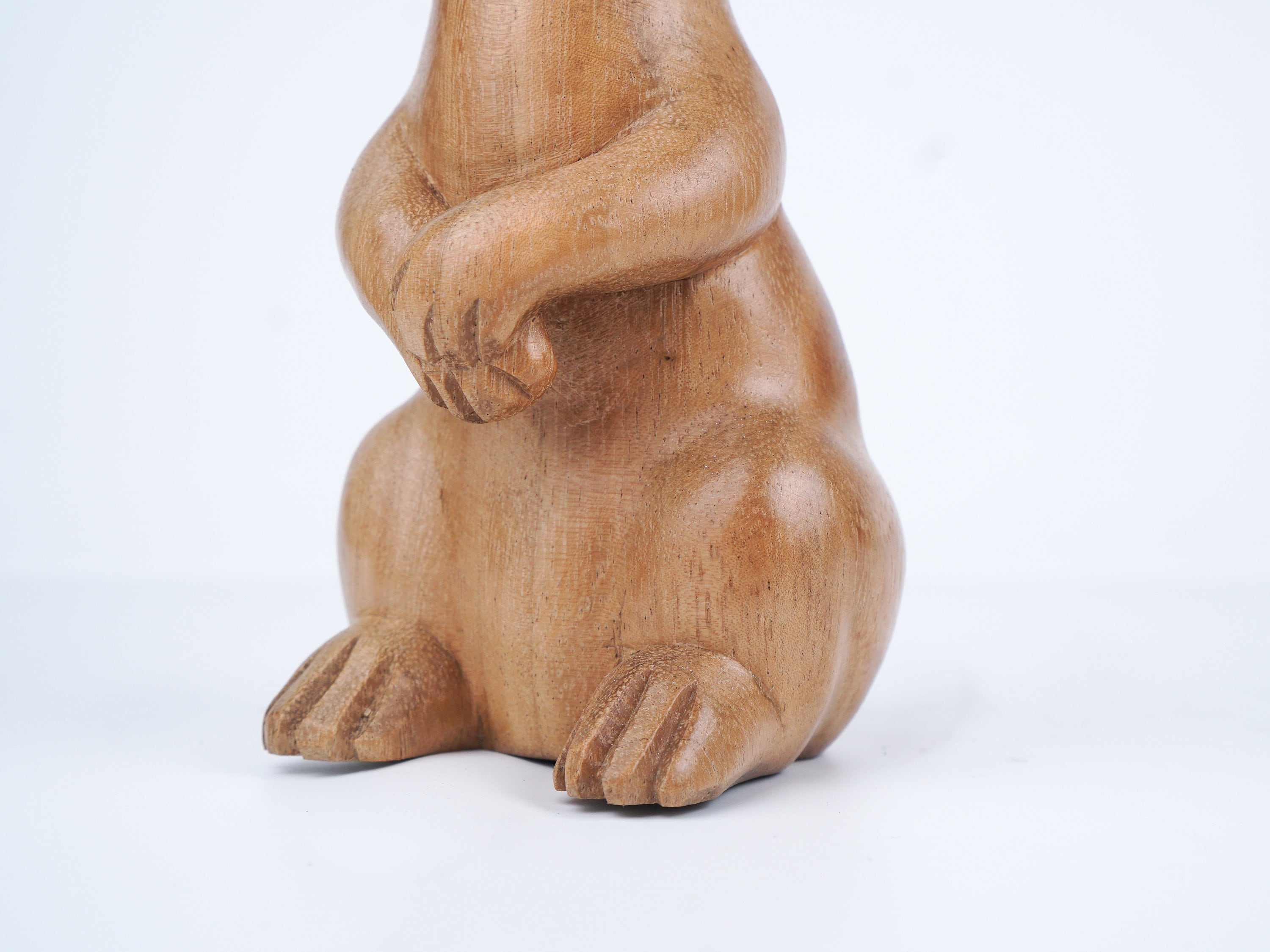 Wooden Rabbit Sculpture, Wood Carving, Handmade, Hand Carved ...