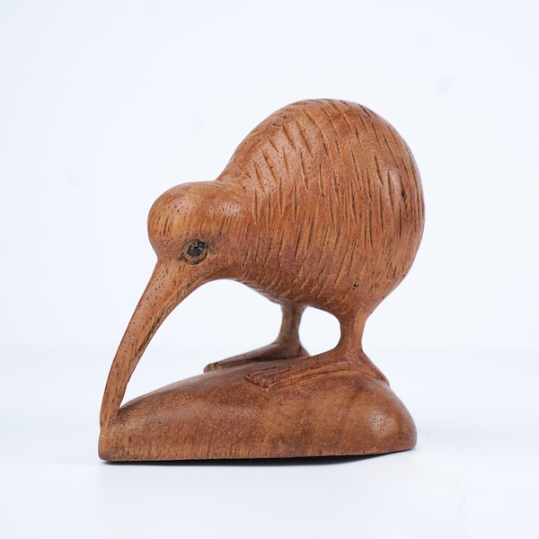 Wood Carved Kiwi - Etsy New Zealand